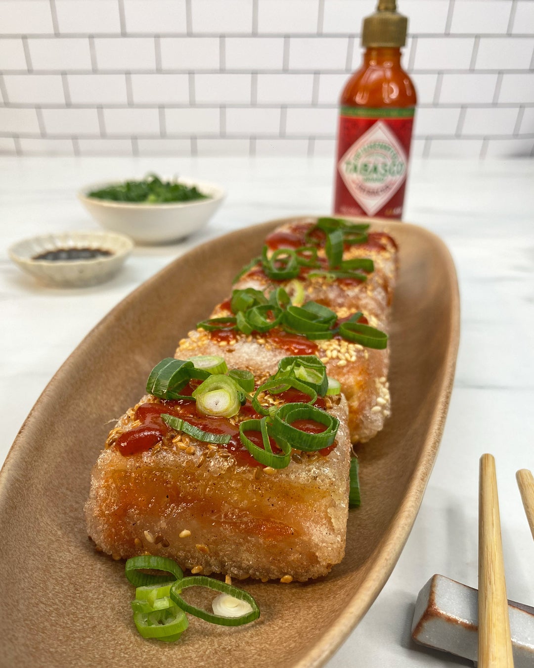 Rice Paper Cube Dumplings