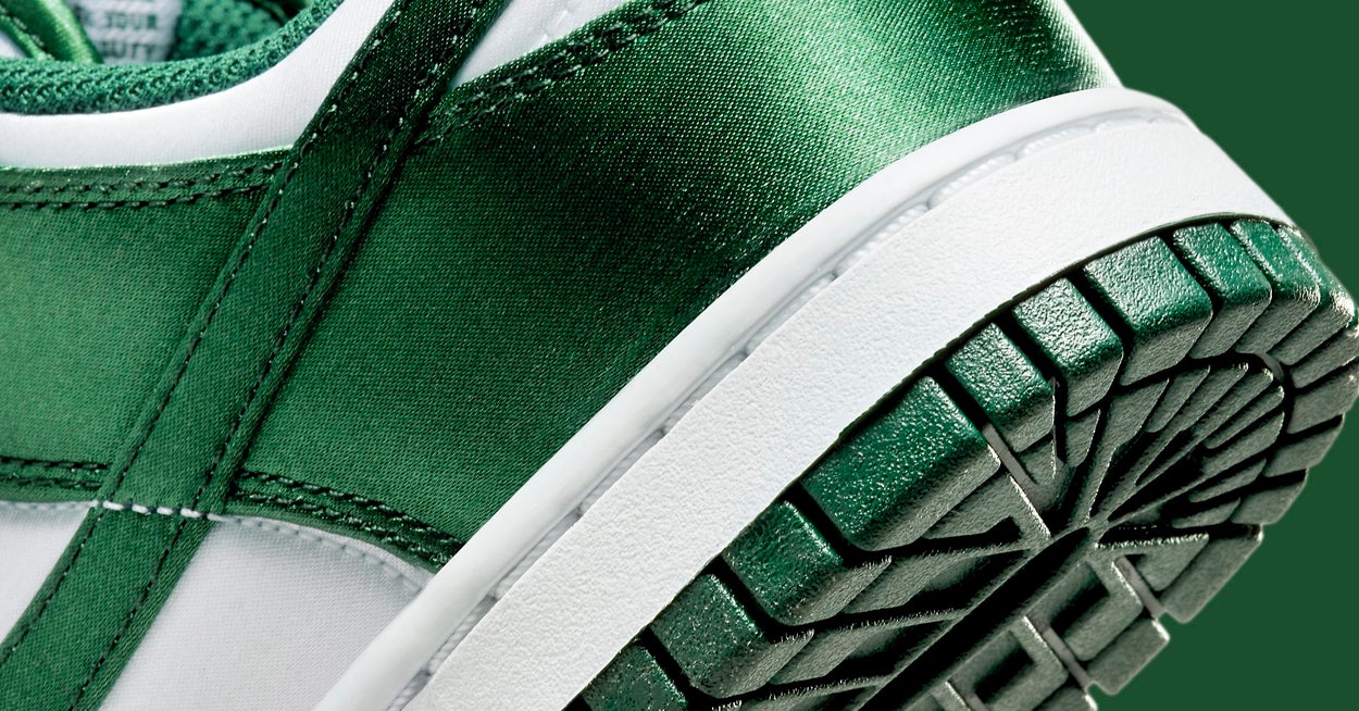 'Satin Green' Nike Dunk Lows Are a Nod to Be True to Your School | Complex