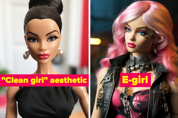 From "Cottage Core" To "E-girl," Here's What Barbie Would Look Like As ...