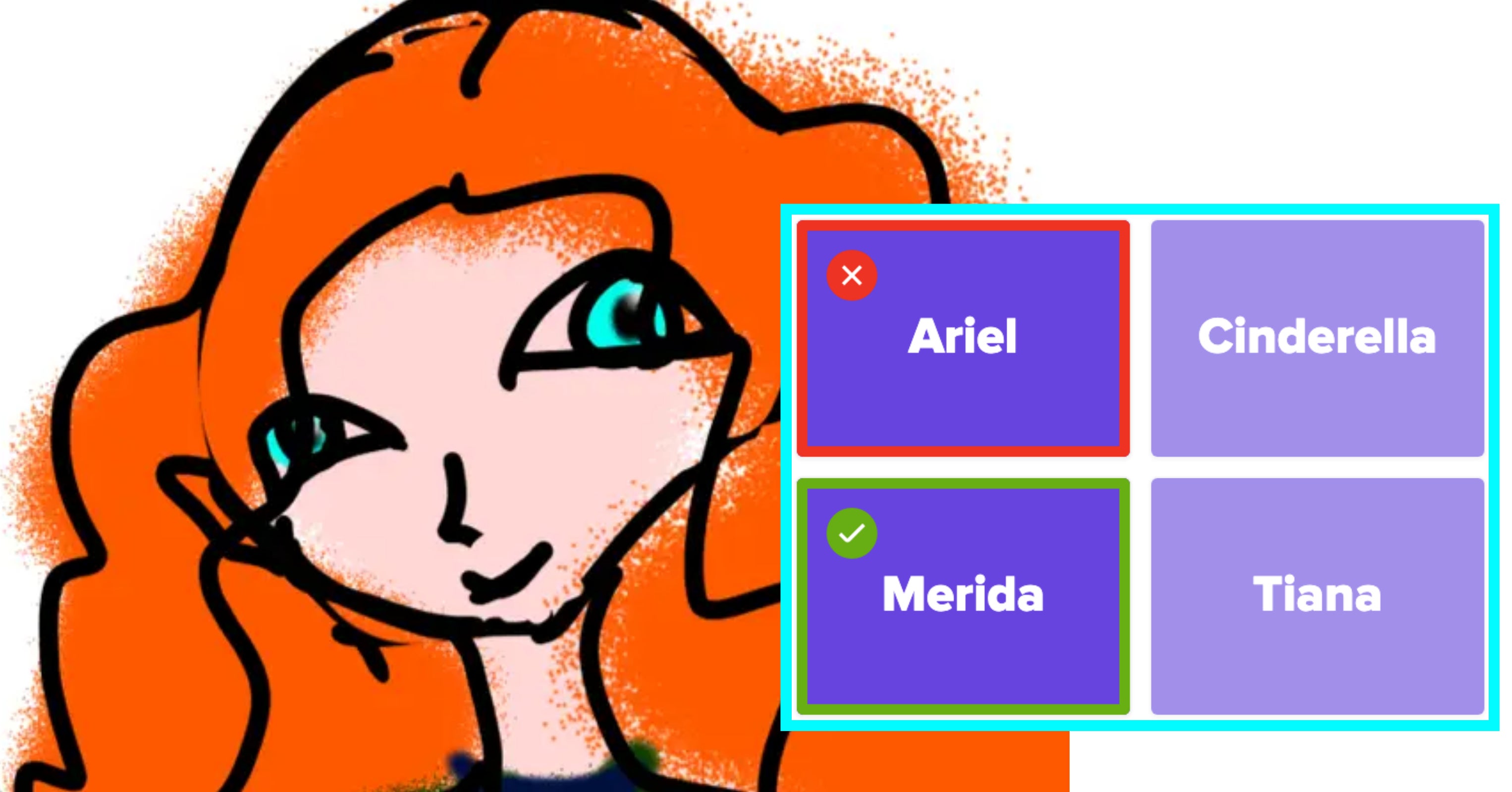 Tell Me If You Know The Disney Princesses Based On My Drawings