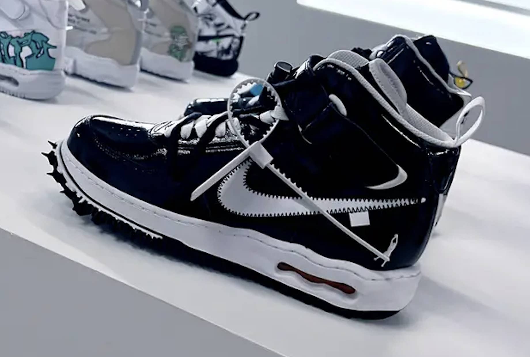 Off-White x Nike Air Force 1 Mid 'Sheed' Black Release Date | Complex