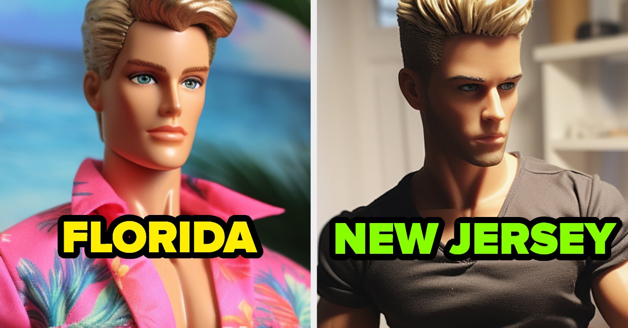 AI Photos Of Ken Dolls From Every US State