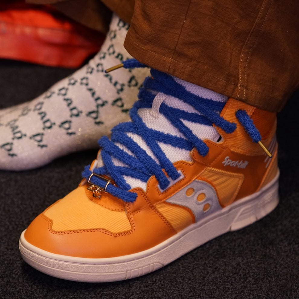 Trinidad James Unveils His Spot-Bilt Sonic Hi Saucony Collab | Complex