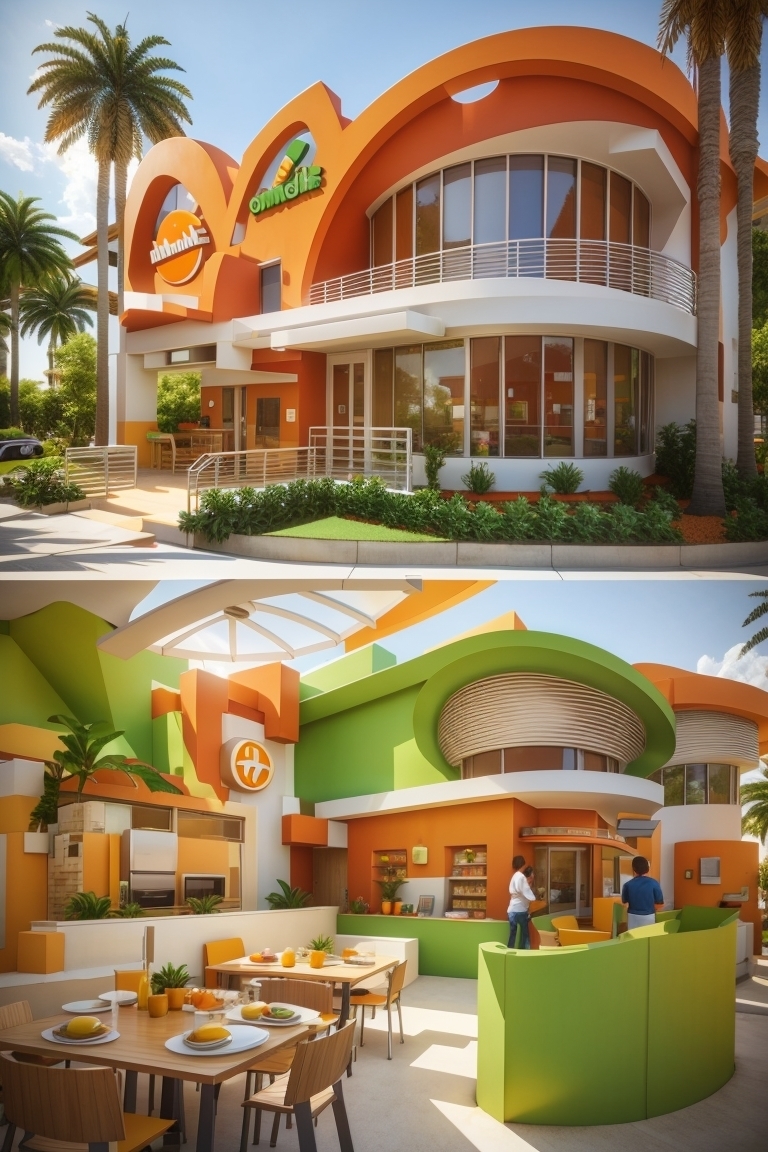 AI Images Fast Food Houses