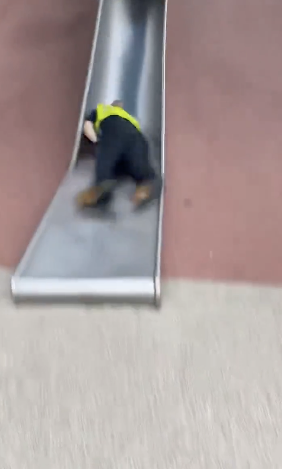 The Viral Video Of A Cop Being Destroyed By A Slide