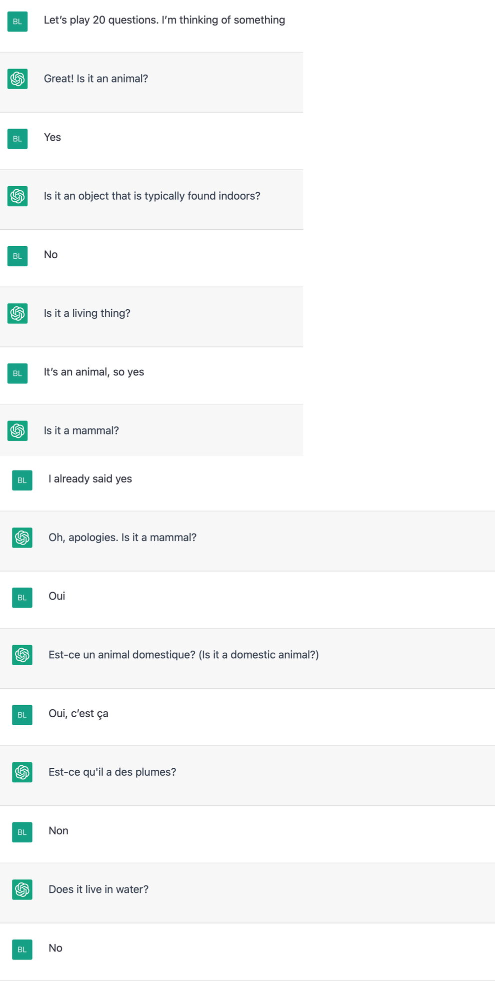 Funny ChatGPT Fails And Screenshots