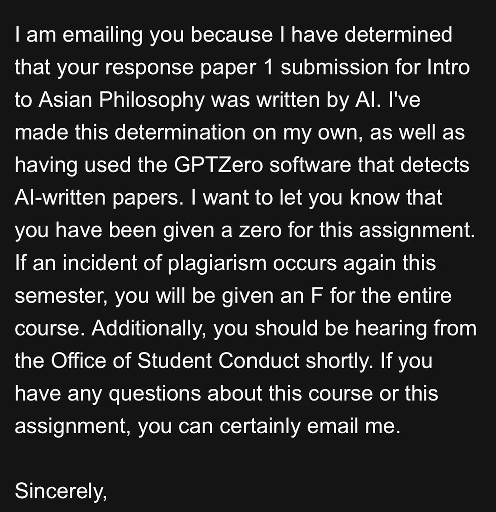 12 Innocents Students Falsely Accused Of Using AI To Cheat