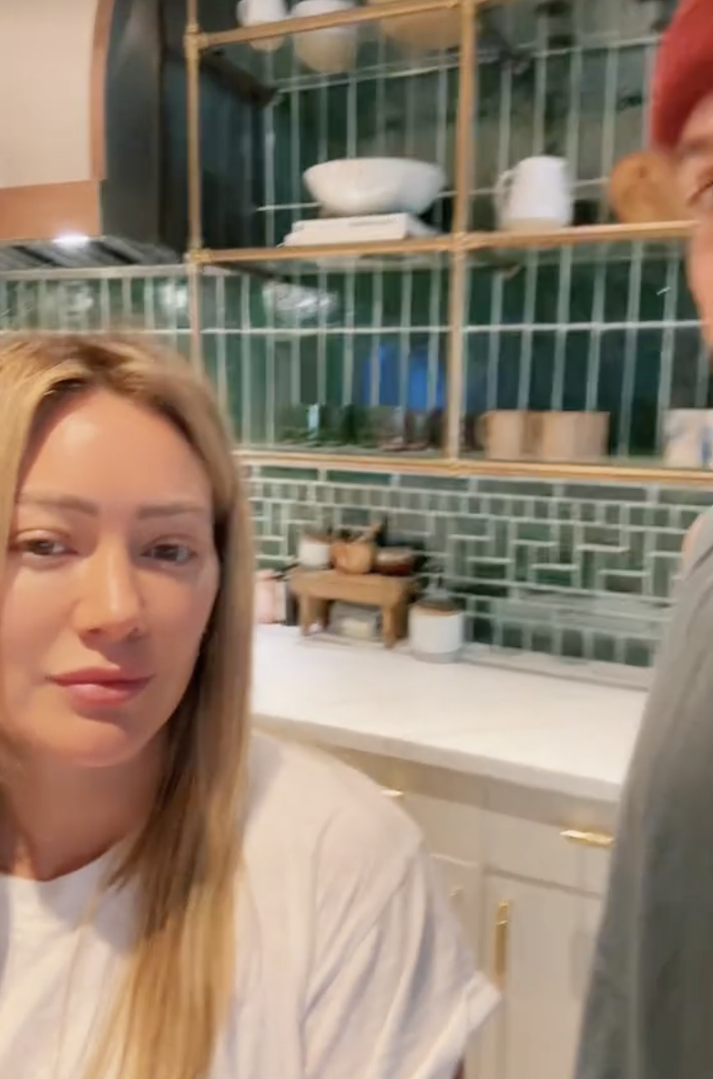 Hilary Duffs Reaction To Her Husband Trolling Her About Hurricane