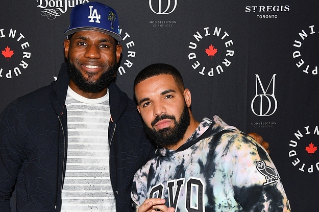 Watch Drake Walk Out With LeBron James and Bronny in LA | Complex