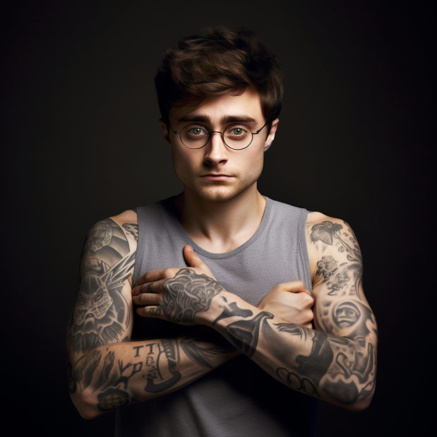 Celebrity Men With AI Tattoos
