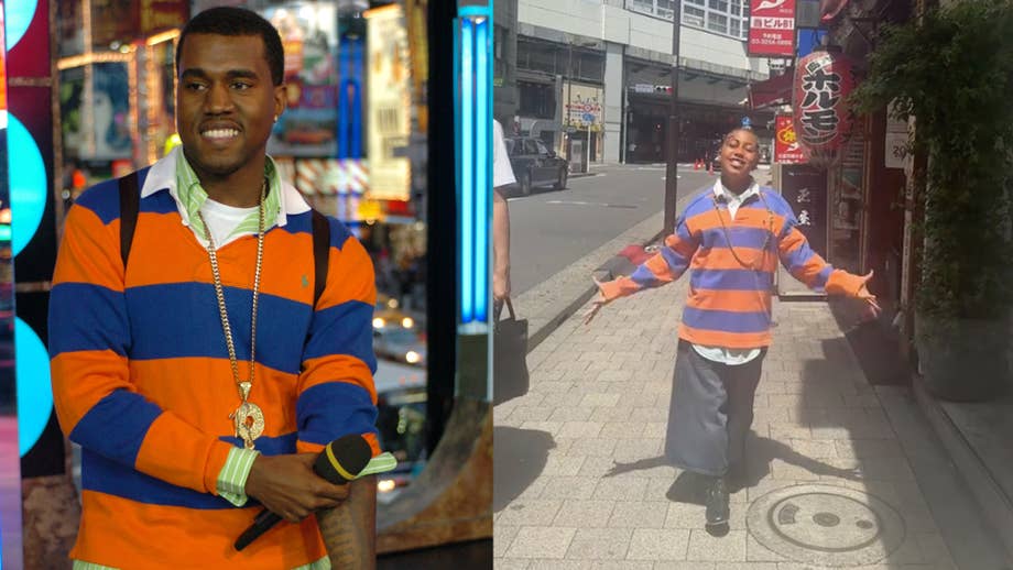 North West Recreates Classic Kanye West Polo Fit From 2004 | Complex