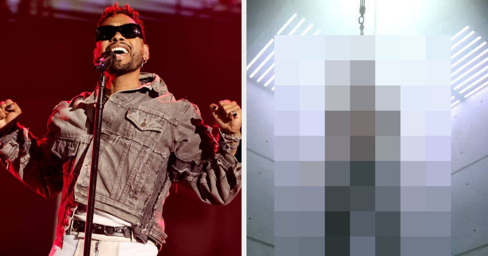 R&B Singer Miguel's Body Was Suspended From The Ceiling For A New Music ...