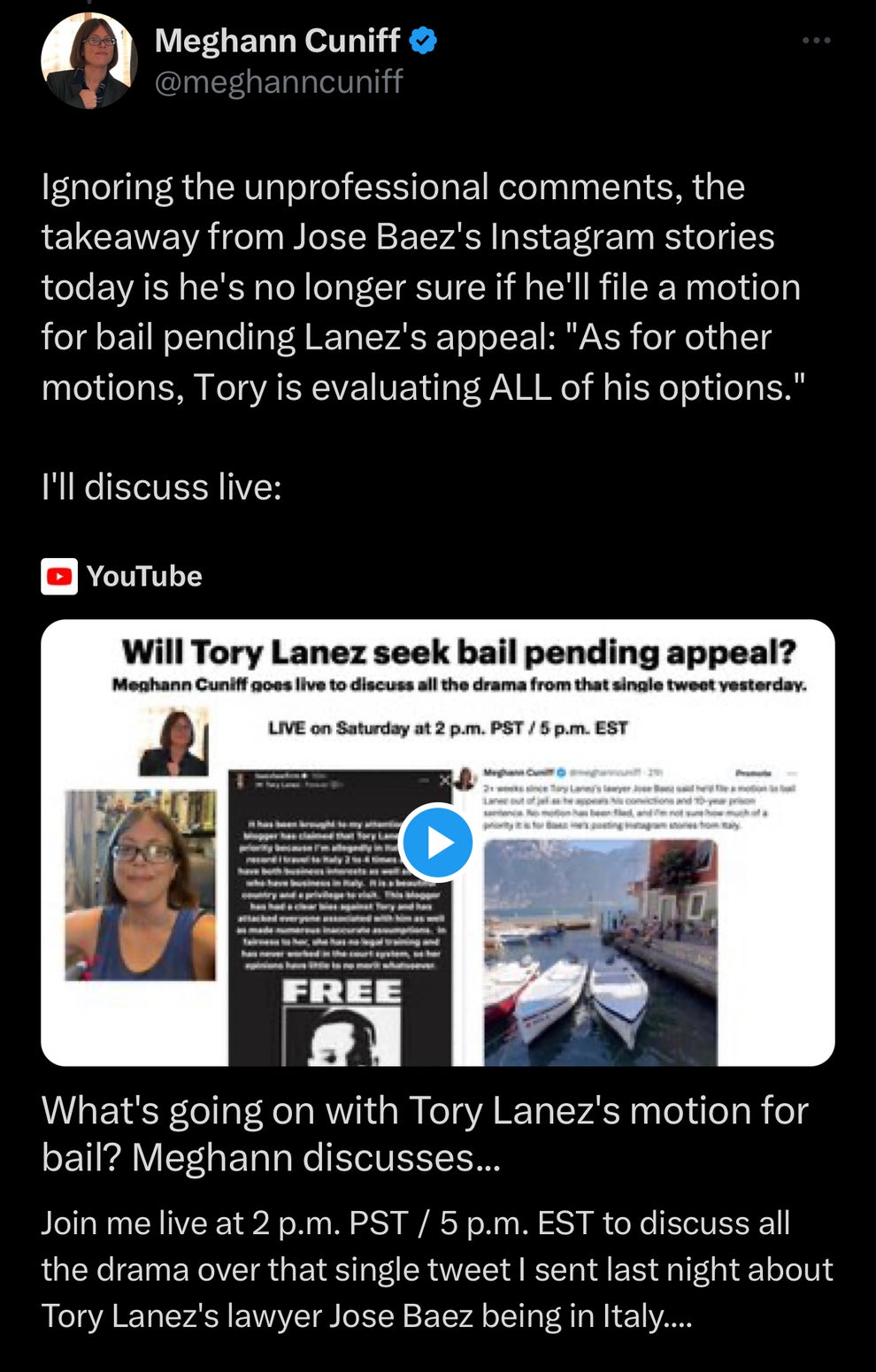Tory Lanez's Lawyer Gives Update After Questions Arise Over Italy Trip ...