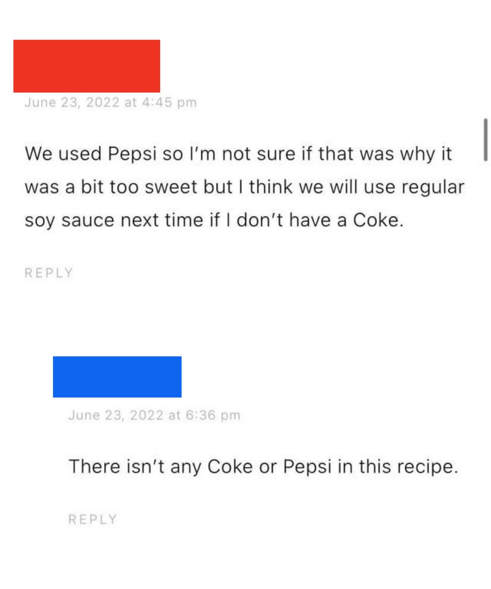22 Bad Online Recipe Reviews