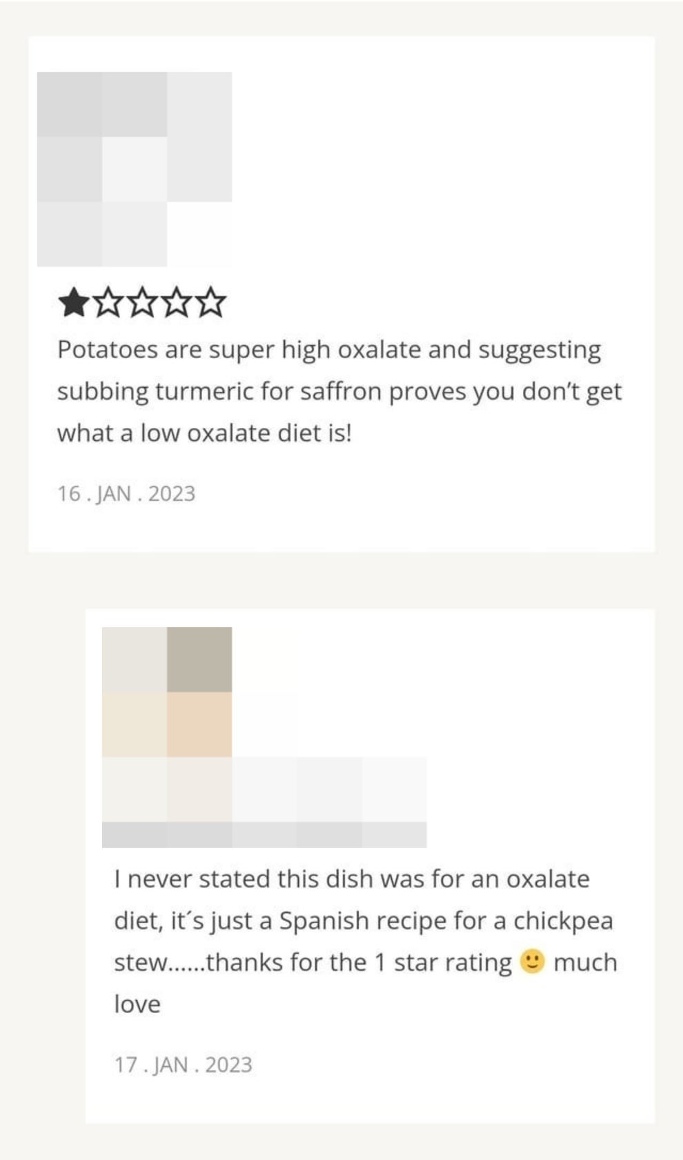 22 Bad Online Recipe Reviews