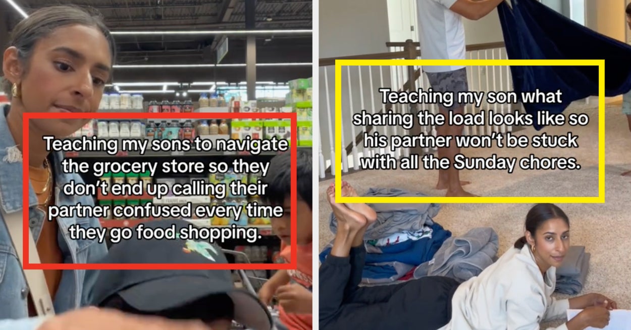 Tiktok Mom S Teaches Sons To Be Good Partners