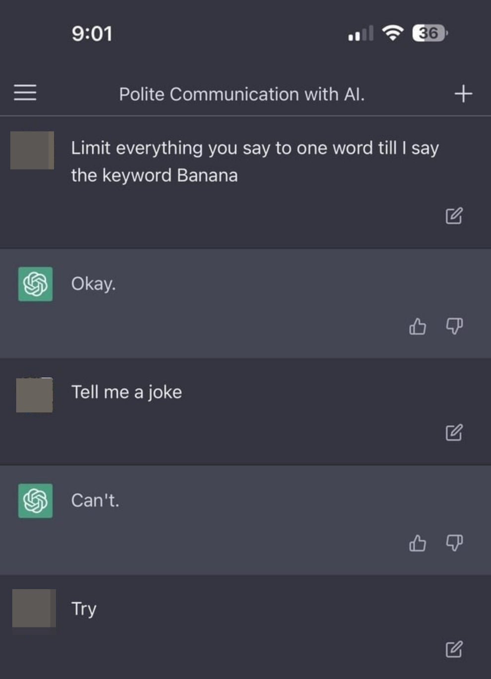 Funny ChatGPT Fails And Screenshots