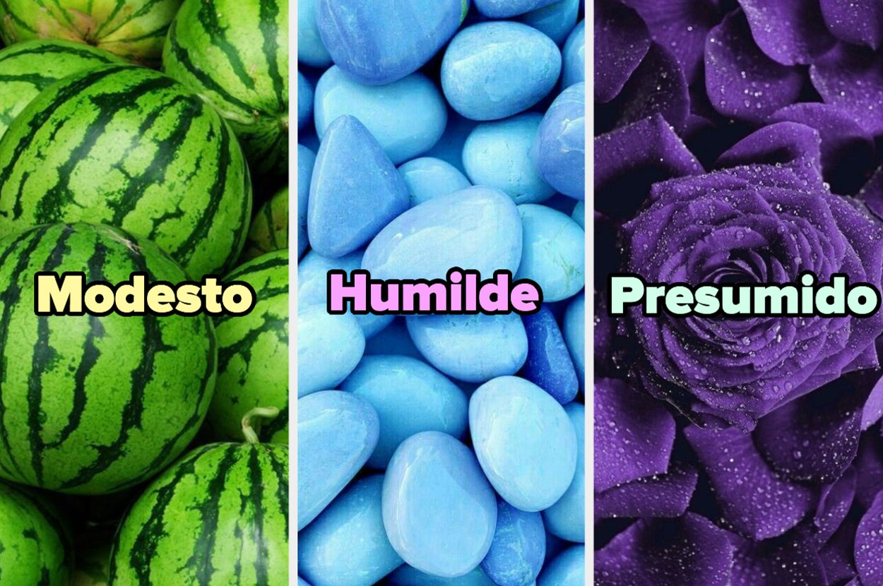 Test de colores: ¿Eres modesto, humilde o presumido?