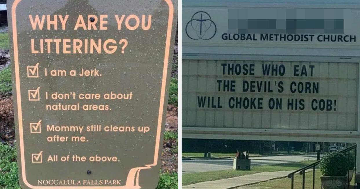 18 Funny Signs On Reddit That Made Me Laugh