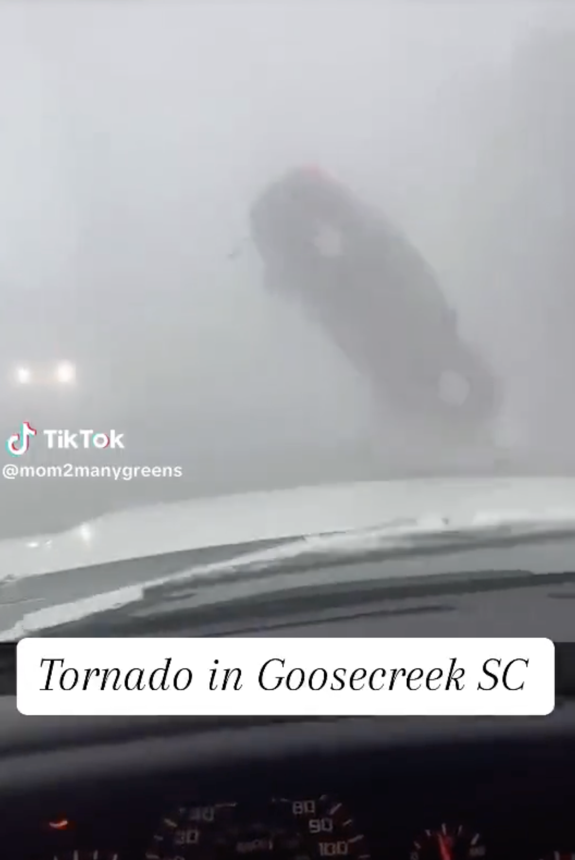 This Terrifying Video Of A Car Flying Is Going Viral