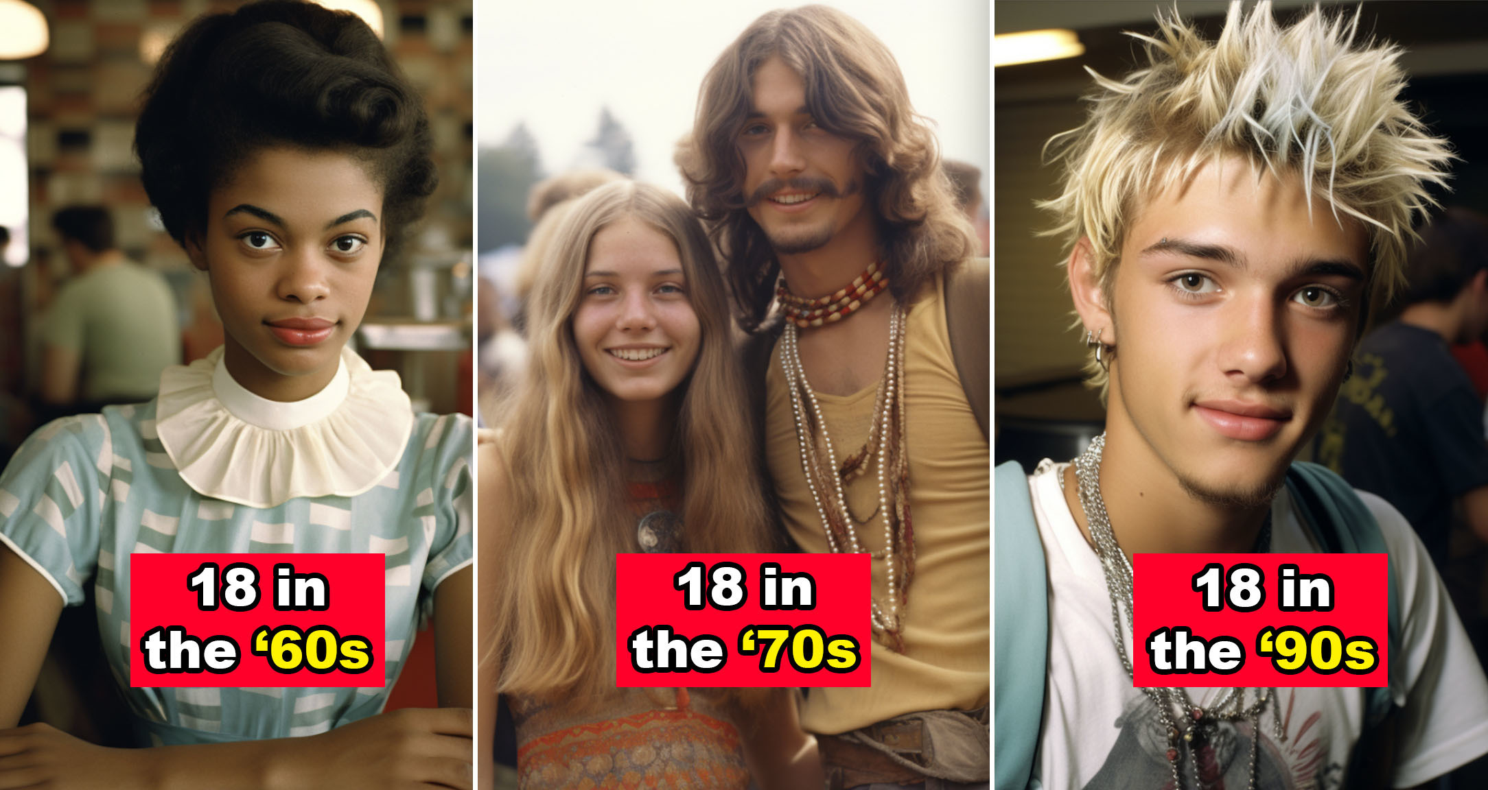 This Is What The Stereotypical 18, 30, And 50-Year-Old Looked Like In ...