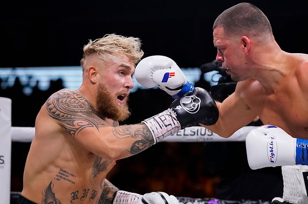 Massive Brawls Erupt After Jake Paul vs Nate Diaz Fight | Complex