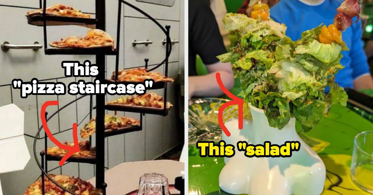 18 Photos Of Ridiculous Foods Served Without A Plate