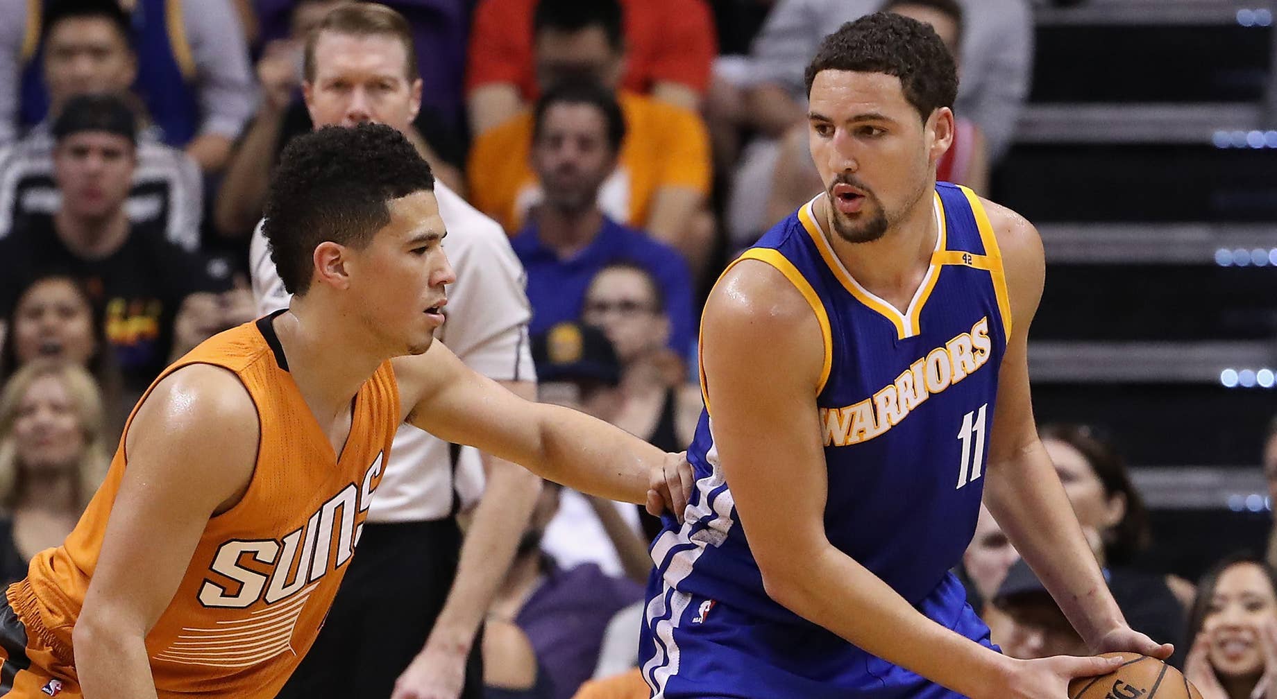 Devin Booker Responds to Klay Thompson Apologizing for '4 Rings' Taunt | Complex