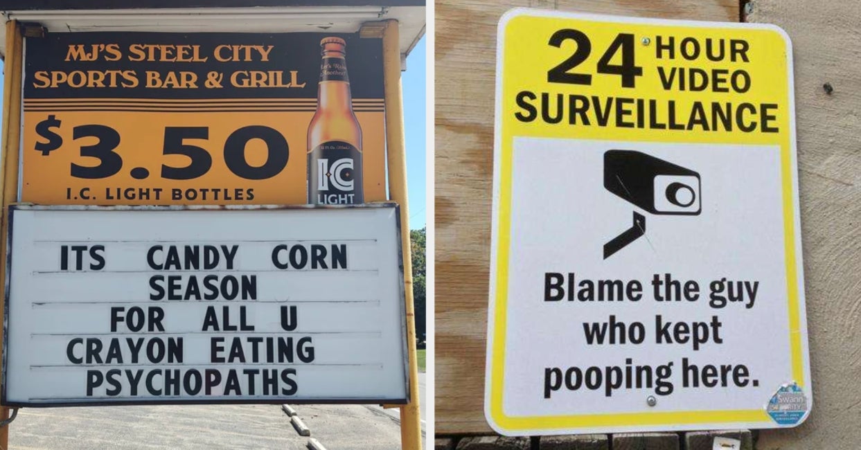 19 Funny Signs Seen On Reddit