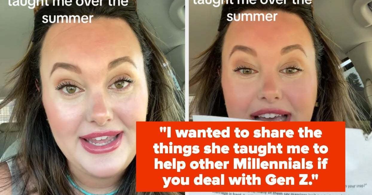 Millennial Woman Explains Gen Z On TikTok