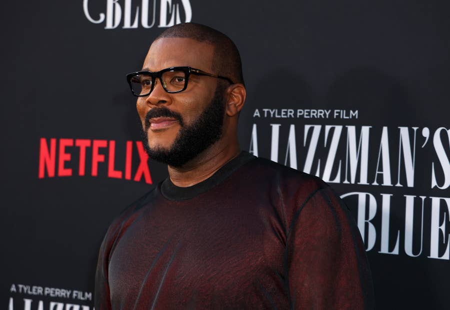 Tyler Perry On Hair Spray
