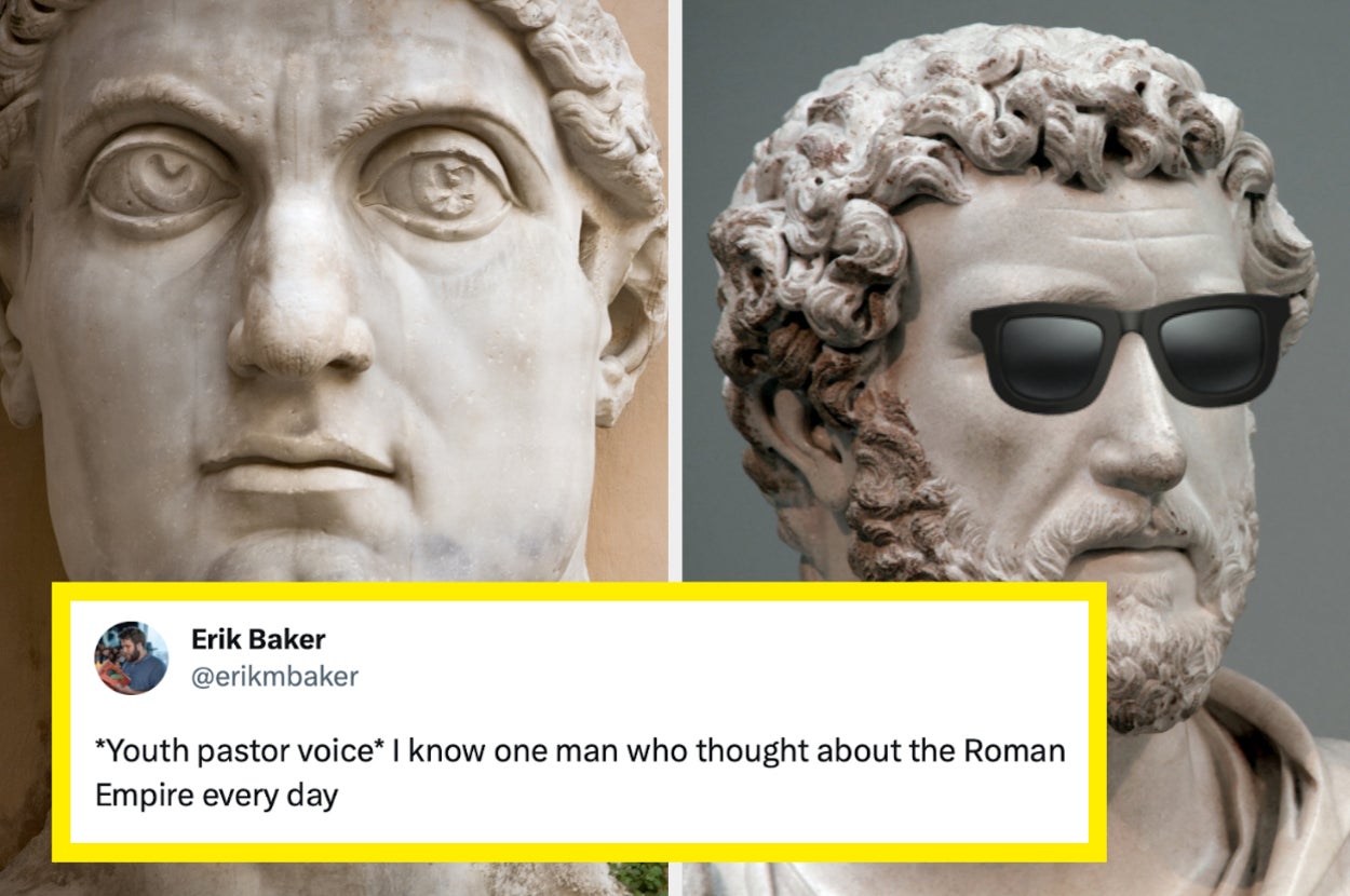 men thinking about rome