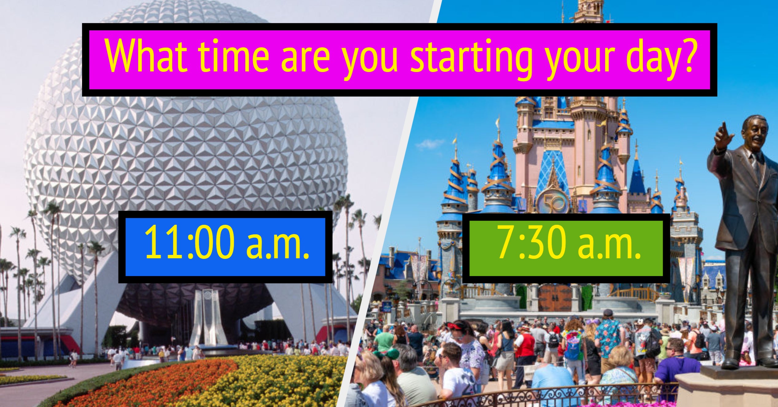 Disney Park Based On How You'd Spend A Day Quiz