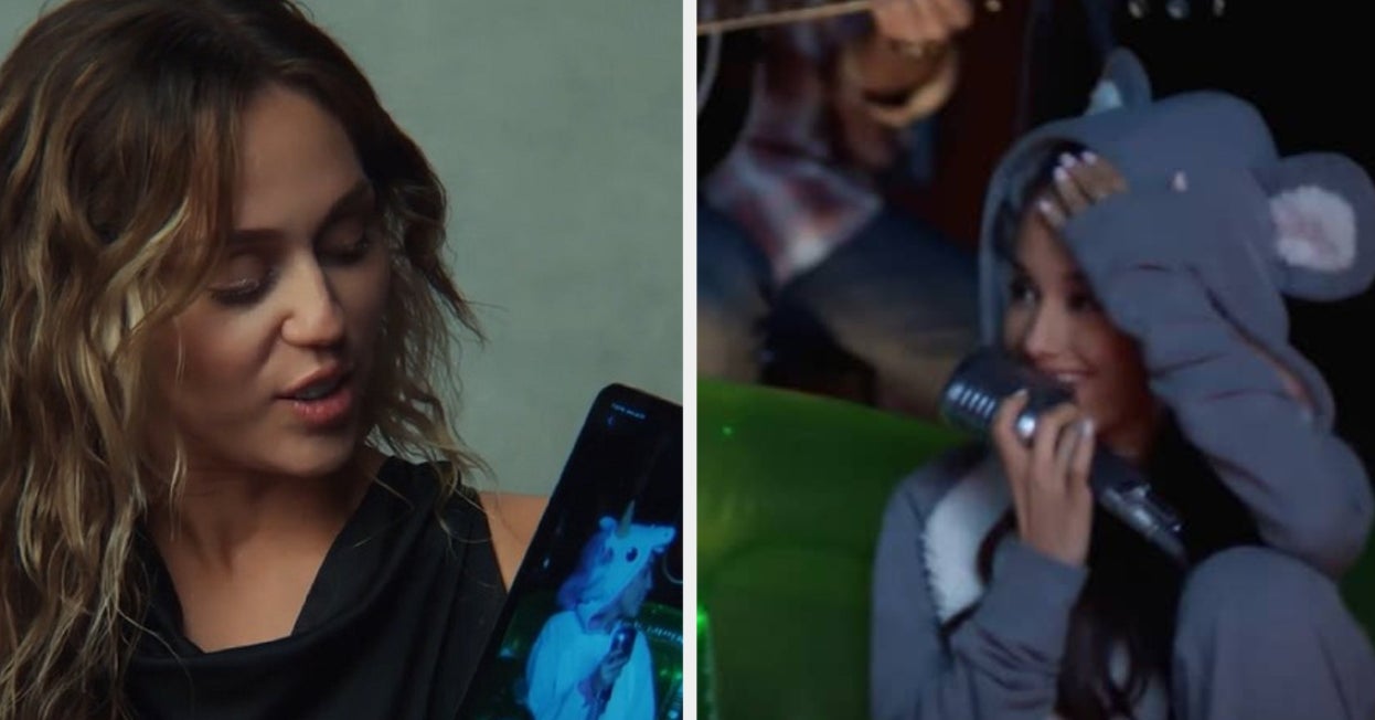 Miley Cyrus Says She 'Scared' Ariana Grande By 'Flirting' With Her Miley Cyrus Says She 'Scared' Ariana Grande By 'Flirting' With Her