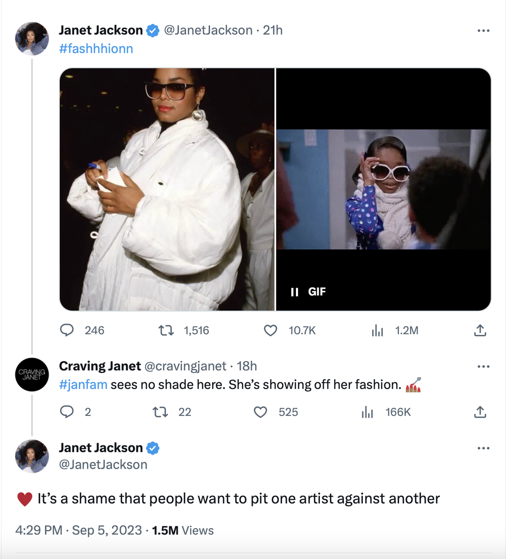 Janet Jackson Speaks Out After Being Accused of Shading Nicki Minaj ...