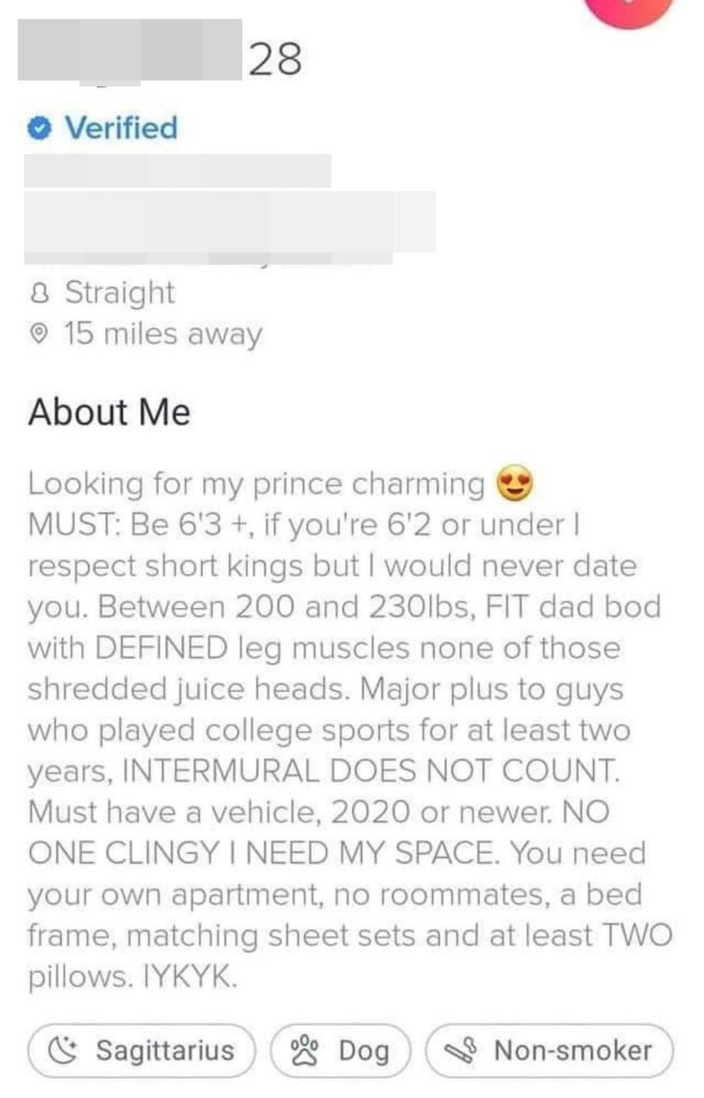 18 People With Ridiculously High Dating Standards