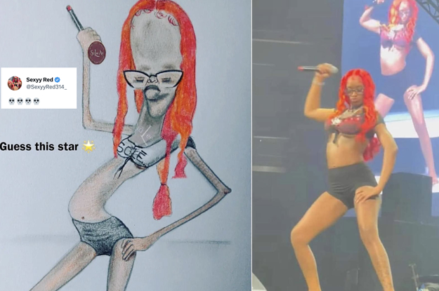 Sexyy Red Responds To Fan Made Drawing Of Her Complex