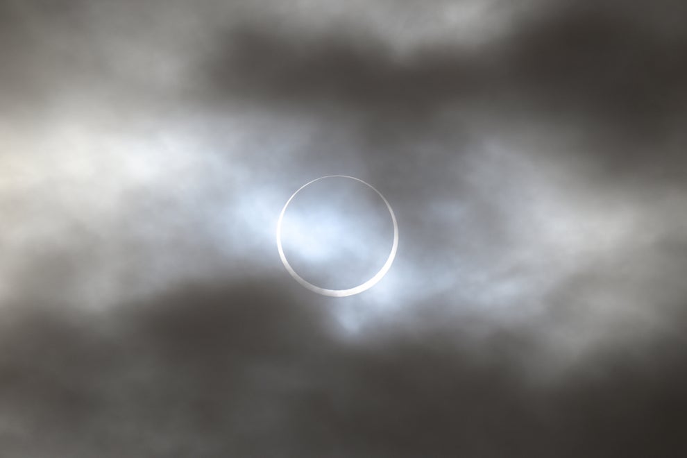 13 Photos Show Of The Annular Solar Eclipse From Over The Weekend