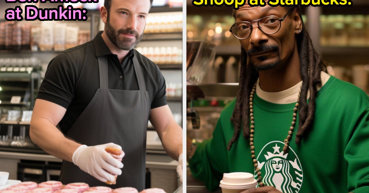 AI Photos Of Celebrities With Normal Jobs
