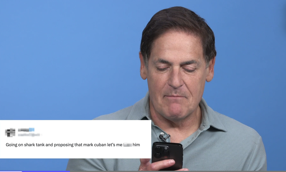 Mark Cuban Finally Read His Thirst Tweets