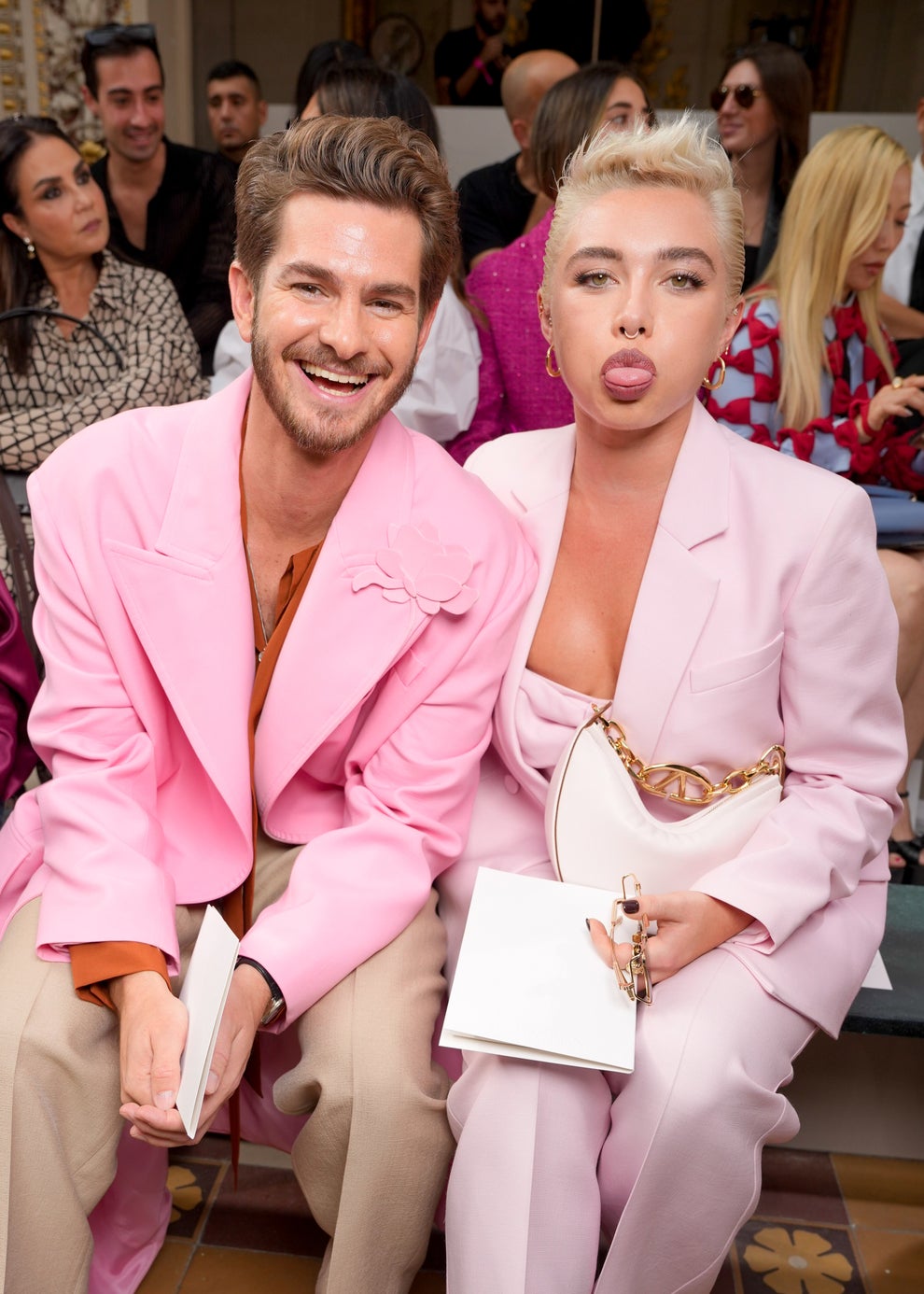Florence Pugh Andrew Garfield Paris Fashion Week