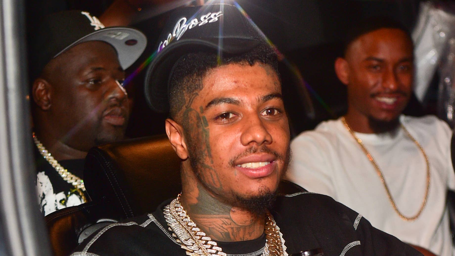 Watch Blueface Propose to Girlfriend, Turn SoFi Stadium Box Into Strip ...