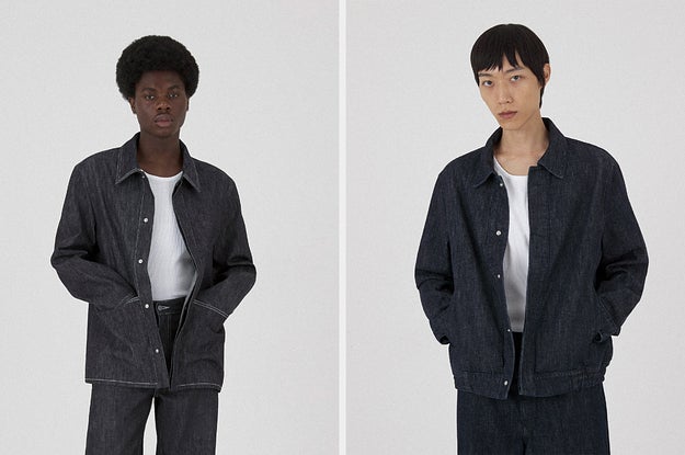 London Label Non Drops FW23 Outerwear In Signature Selvedge Denim | Complex