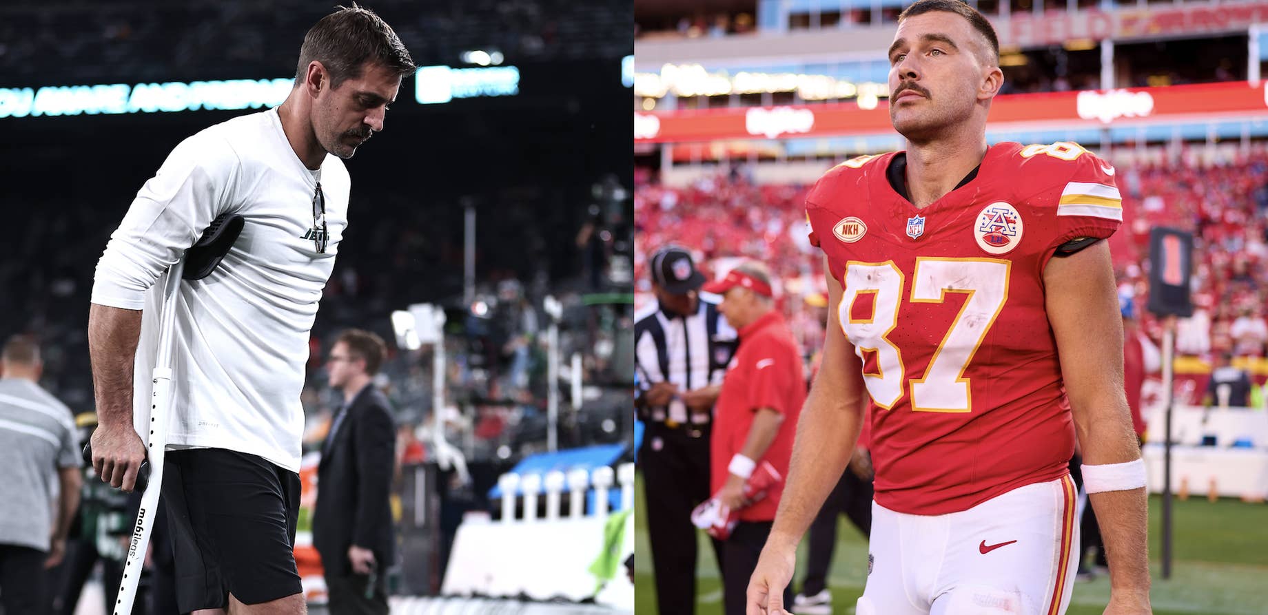 Aaron Rodgers Dubs Travis Kelce 'Mr. Pfizer' Over Vaccine Ads | Complex
