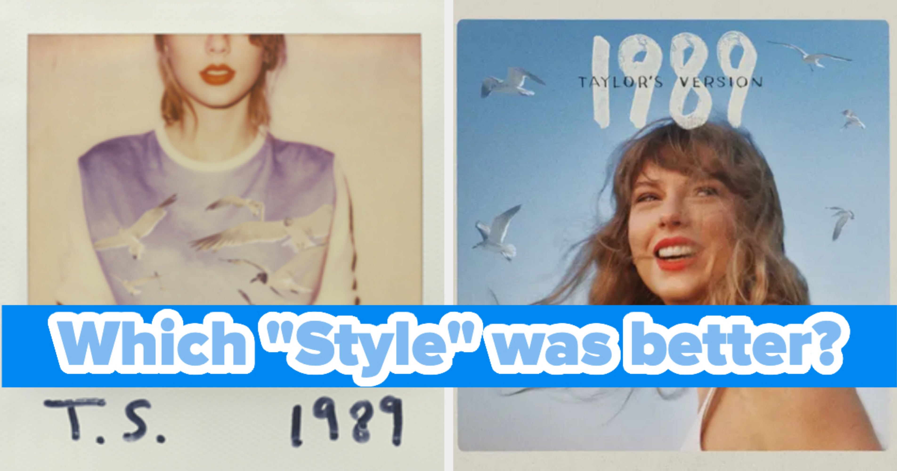 1989 TV Vs Original 1989 Tracks Taylor Swift Quiz