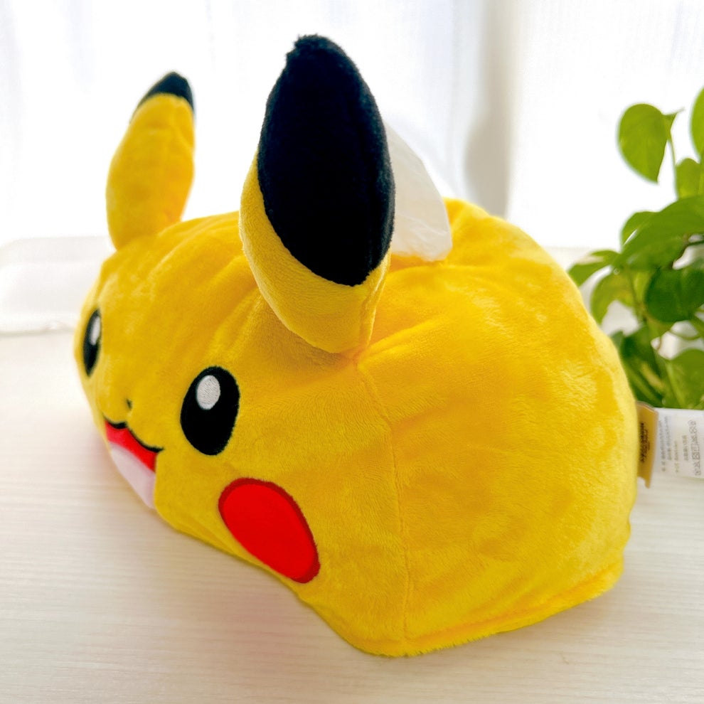 【動画・画像】ニトリで見つけた「ポケモンのティッシュケース」が可愛すぎ！ピカチュウの顔に癒やされます。