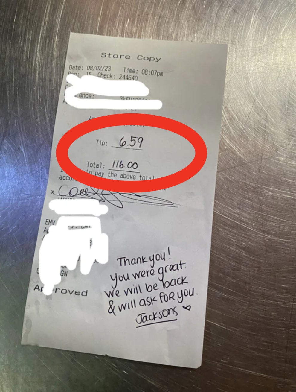 15 Screenshots Of Restaurant Servers Getting Poor Treatment
