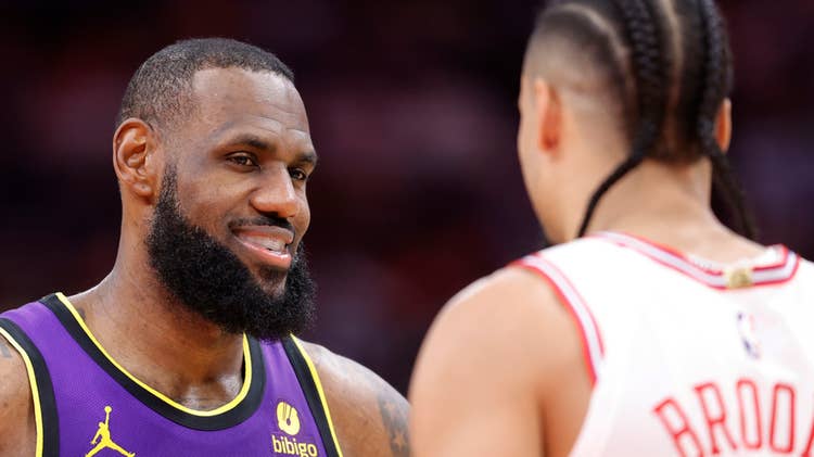 The Internet Reacts To Dillon Brooks And LeBron James Having An Awkward ...