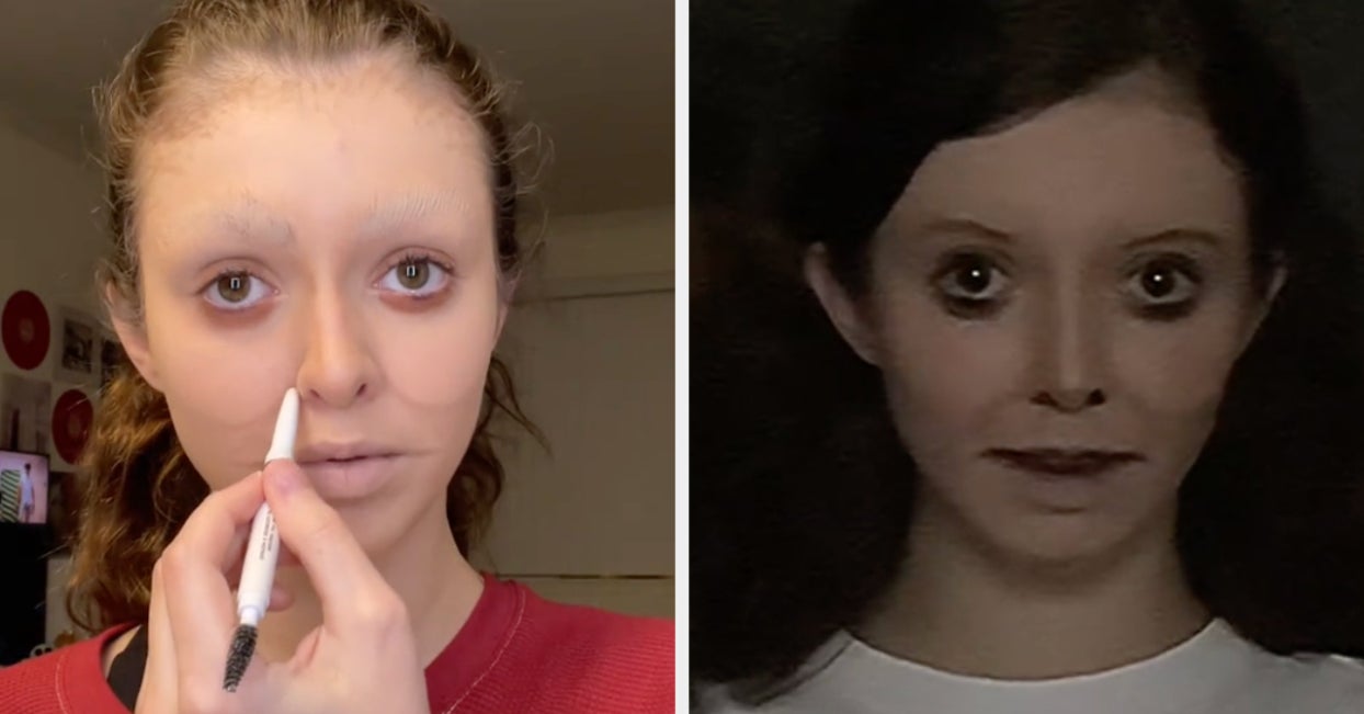 An "Uncanny Valley" Makeup Trend Is Happening On TikTok