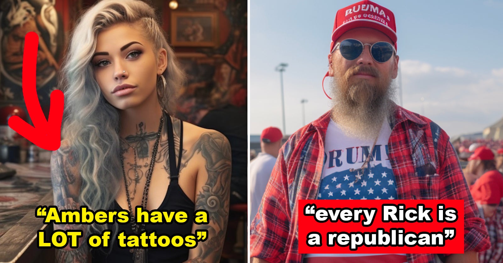 17 Common Names As Real People Using AI